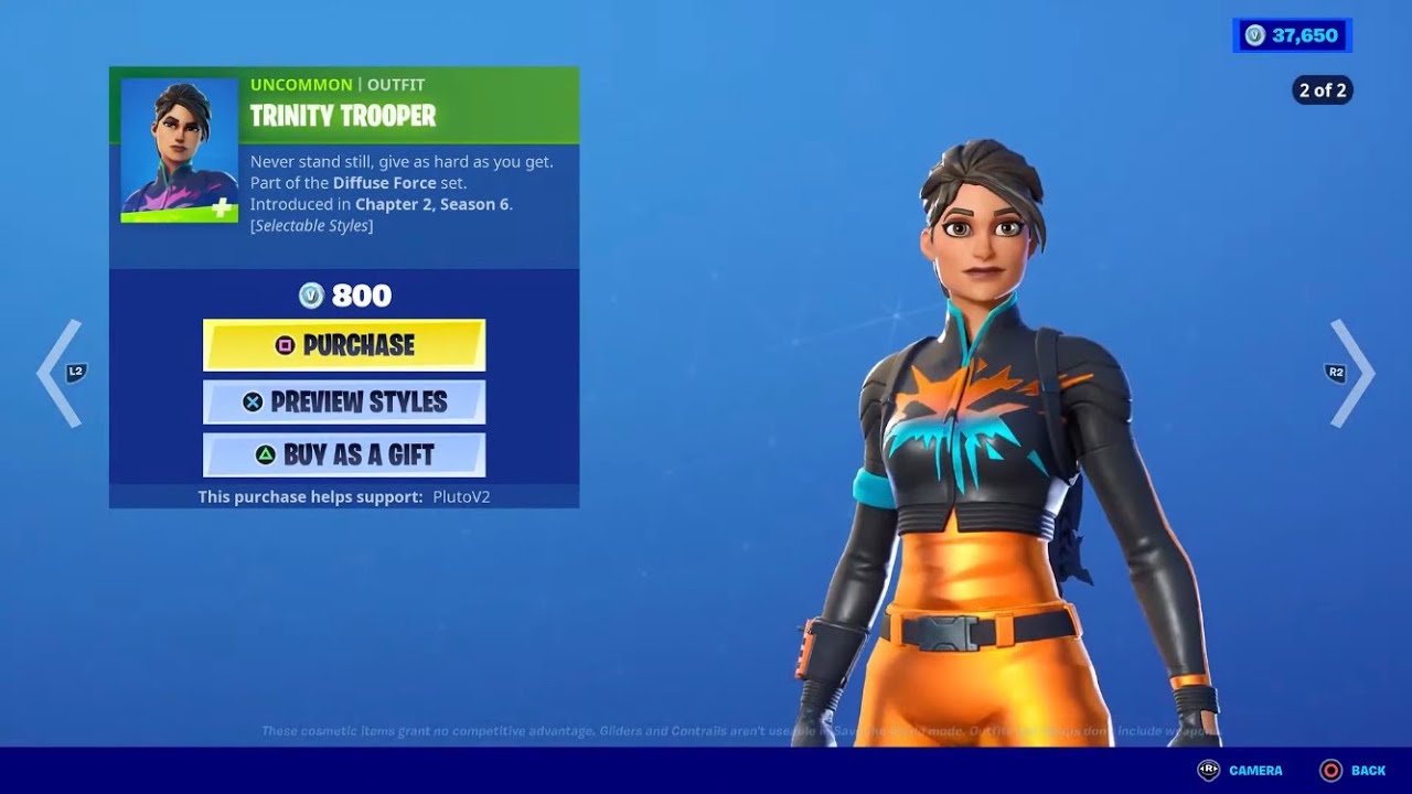 *NEW* TRINITY TROOPER SKIN IN FORTNITE! - YouTube