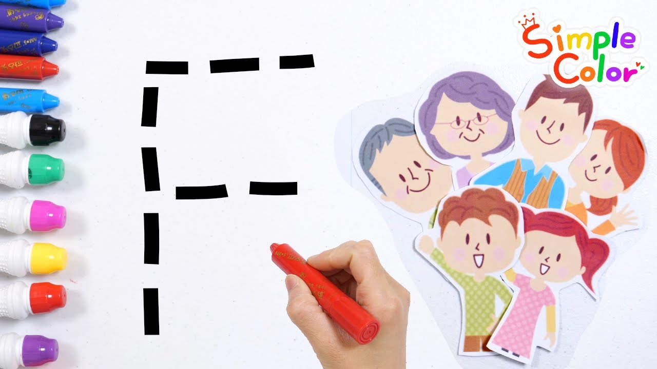 Teach your kids about family members | Learn the letters of the family ...