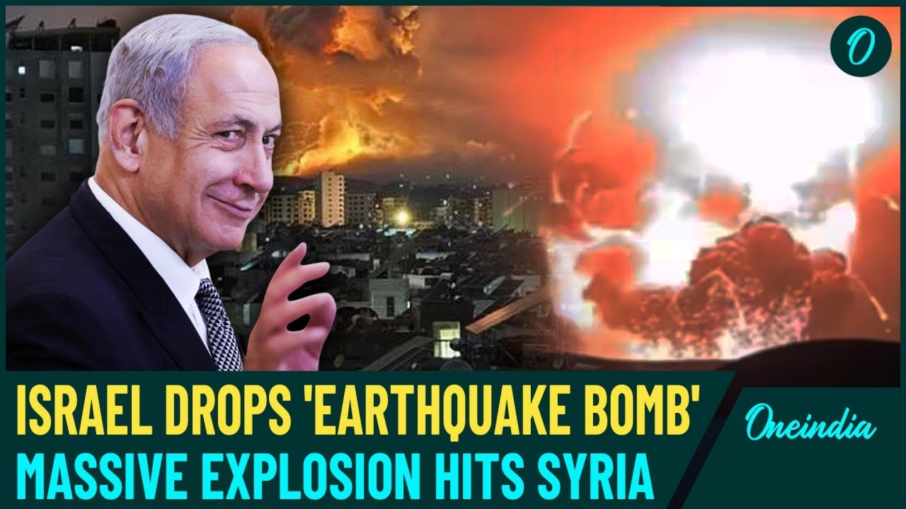 Watch: Israel drops massive 'earthquake bomb' on Syria | Massive Nukes ...