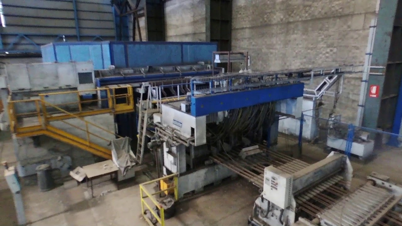 Impianto usato saldatura rete elettrosaldata SCHLATTER - YouTube