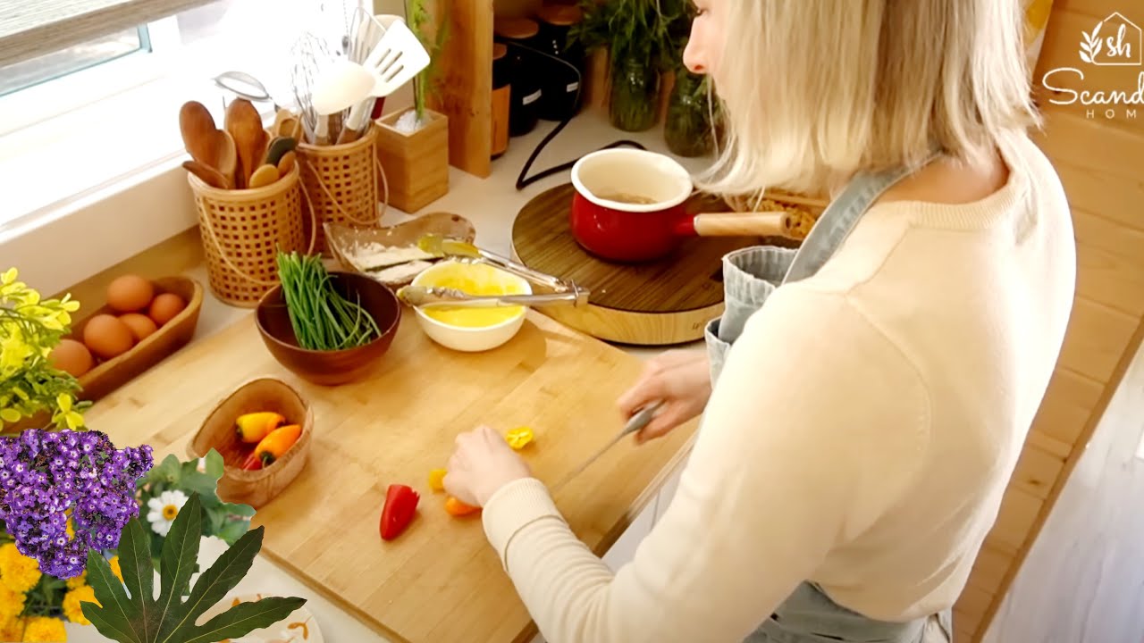 DAILY ROUTINE | cooking, cleaning, painting art, gardening, homemaking ...