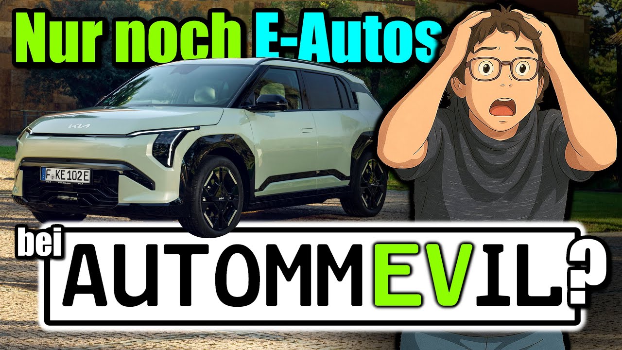 WTF??! Nur noch E-AUTOS bei AUTOMMYBIL? Kia EV2 EV3 EV4 EV5 EV6 EV9 PV5 - und keine Verbrenner ...