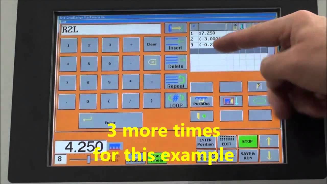 TC Console for Challenge Paper Cutters Operational Video - YouTube