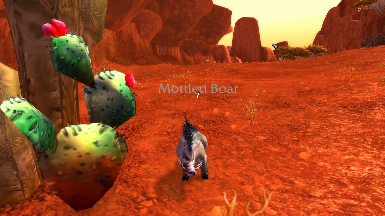 Mottled Boar (WoW Classic Mobs) - YouTube