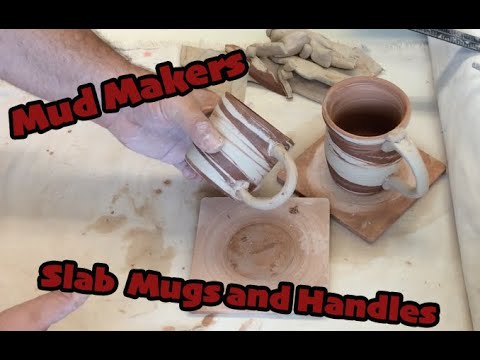 Slab Mug and Handle making - YouTube
