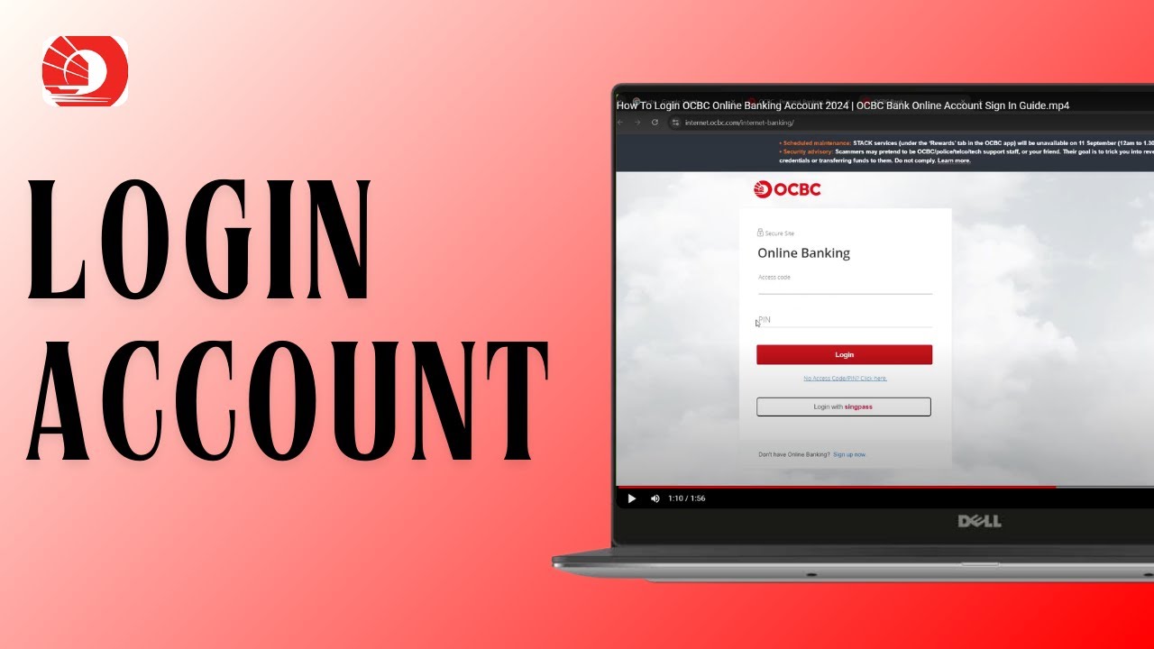 How to Login OCBC Online Banking Account - YouTube