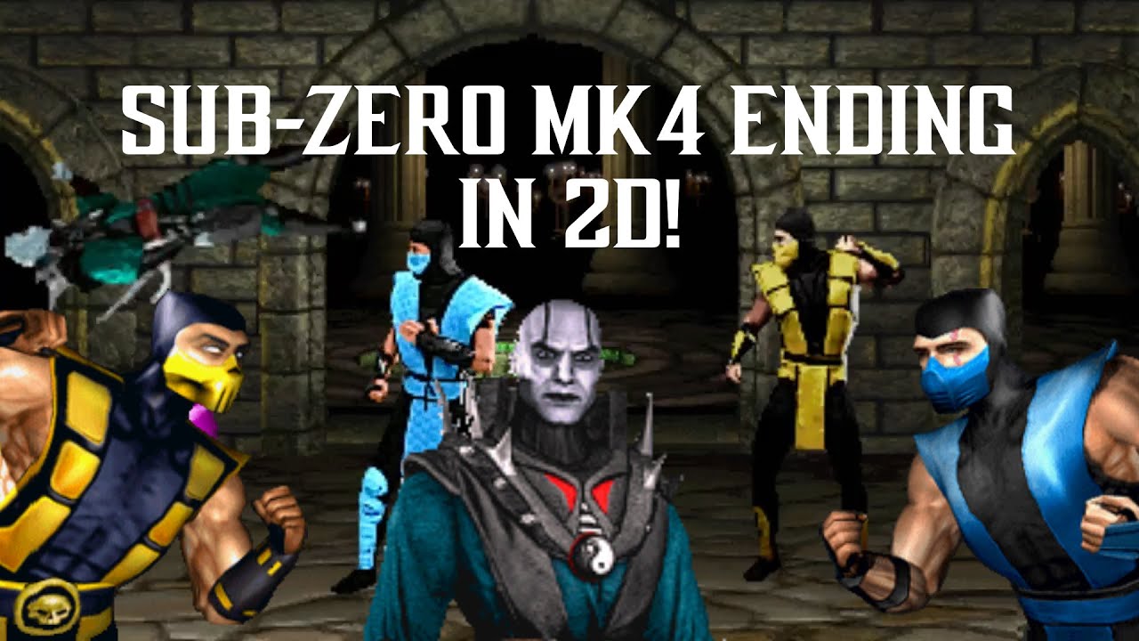Sub-Zero's MK4 Ending in 2D! - YouTube