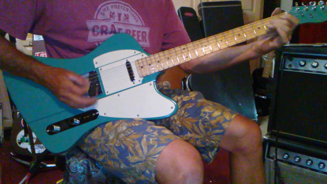 SOLD Firebird Telecaster Tele - Bird Custom Built Super Cool Axe - YouTube