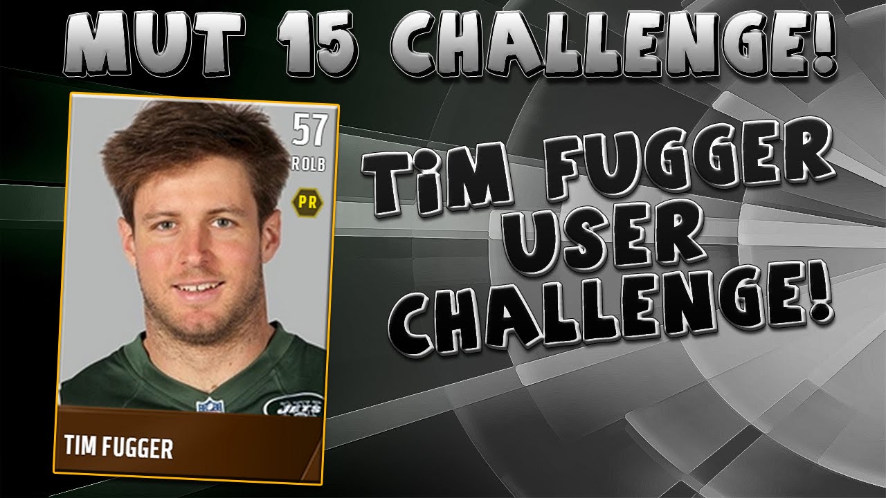 TIM FUGGER USER CHALLENGE! WORST MLB EVER! "MUT 15 GAMEPLAY CHALLENGE ...