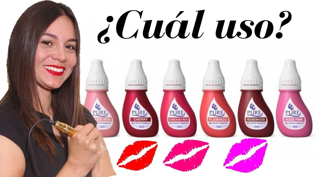 Pigmentos 💄 Pure Biotouch para micropigmentacion de Labios💋 2023 con ...