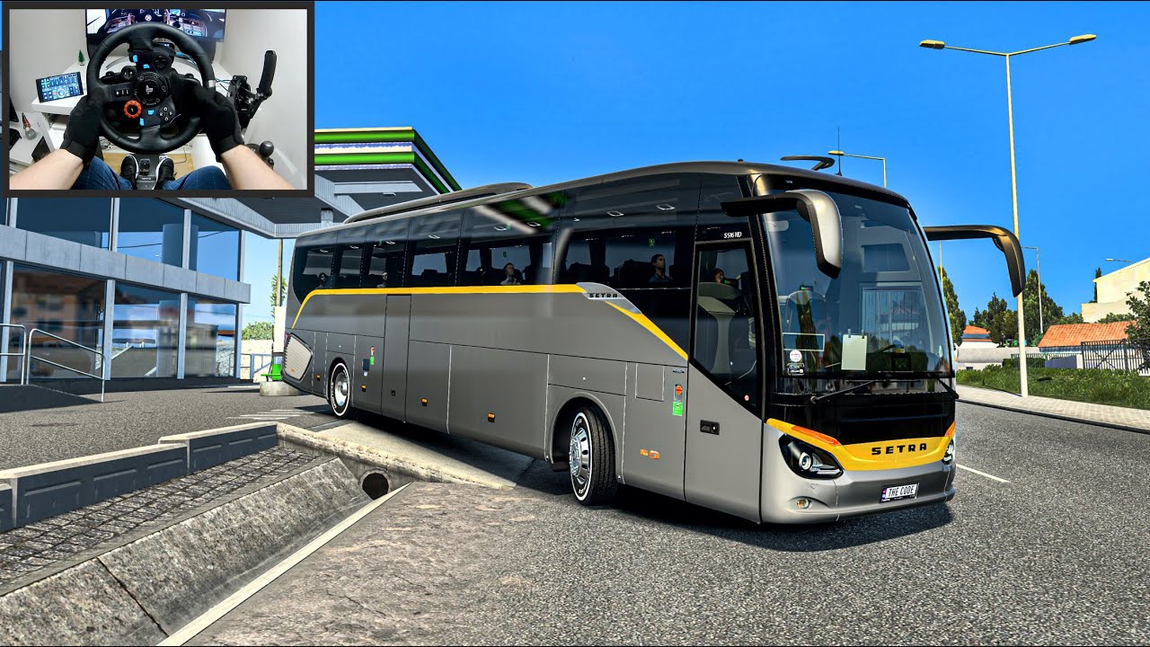 Smooth Bus Drive Trough Village in Portugal - Euro Truck Simulator 2 ...