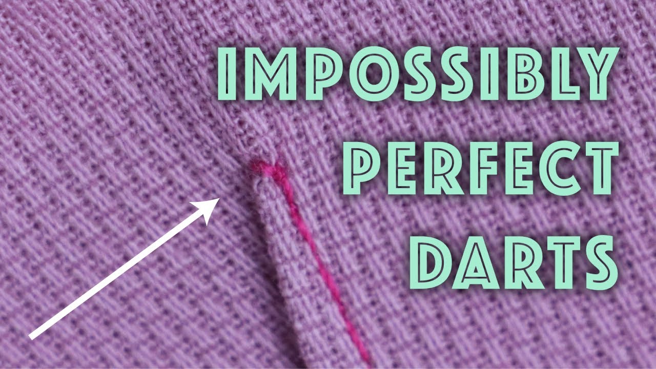 How To Sew A Single Thread (Couture) Dart! It's Incredible! - YouTube