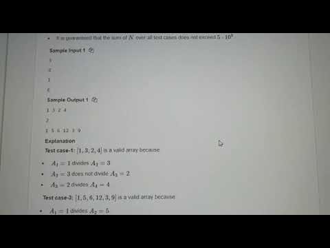 Alternating Divisibility codeshef solution in python - YouTube