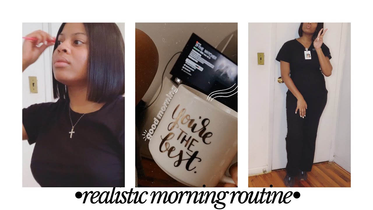 morning routine | grwm for my 9 to 5 - YouTube