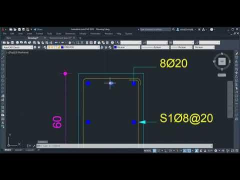 AutoCAD's Lisp Draw Column Section in AutoCAd 2022 - YouTube