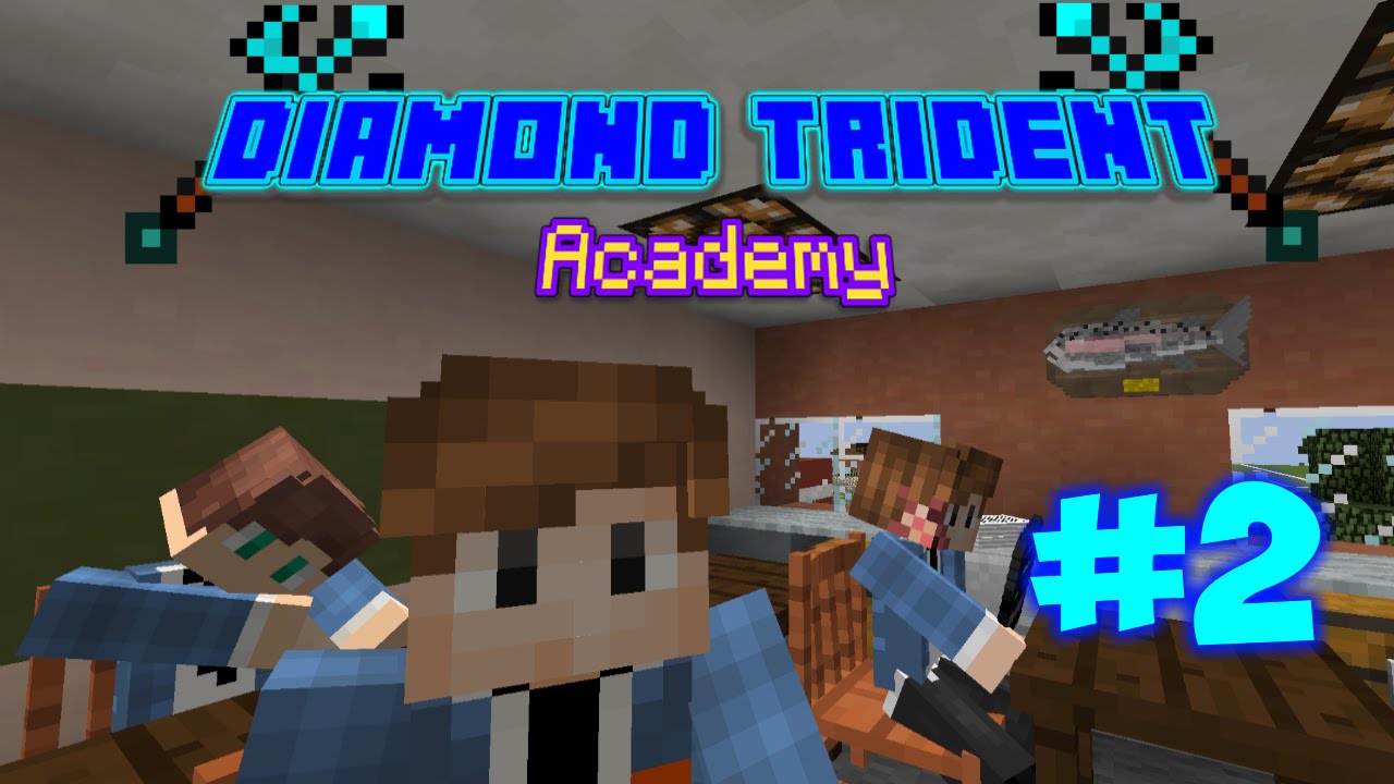 Minecraft: Diamond Trident Academy - The Fight?! (Ep2) - YouTube