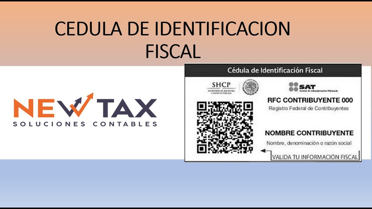 Cédula De Identificación Fiscal Cif 2022 Como Obtenerla Gratis