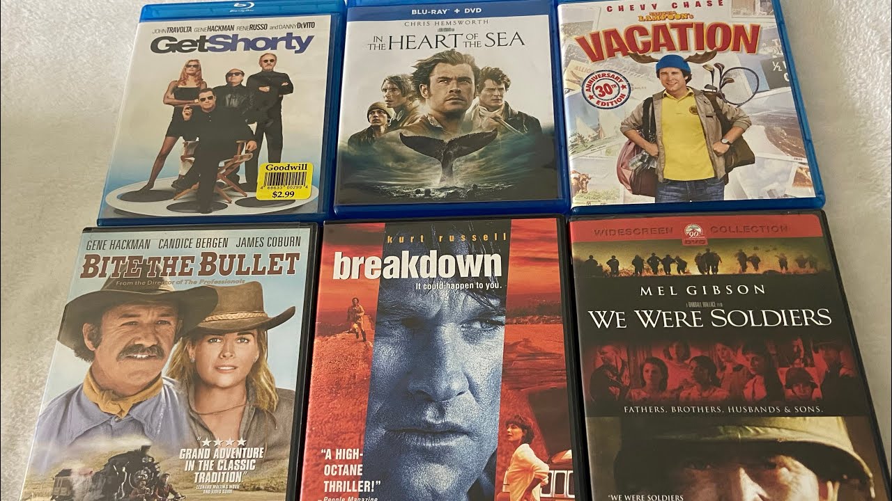 Bluray and DVD Haul (Goodwill Store) - YouTube