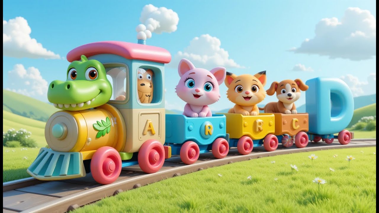 Alphabet Train Goes Choo Choo 🚂| Kids Songs, Baby Songs & Nursery ...