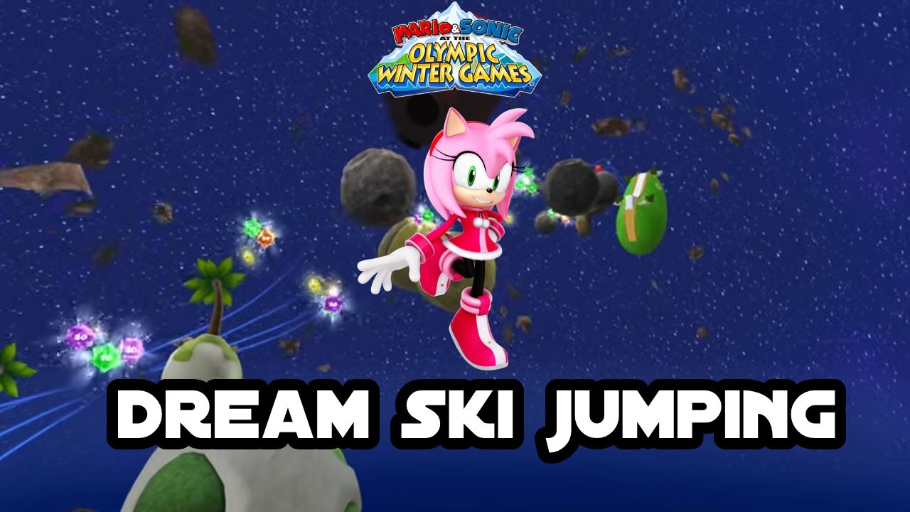 Mario & Sonic At The Vancouver 2010 Olympic Winter Games Dream Ski Jump # 7 (Amy) - YouTube