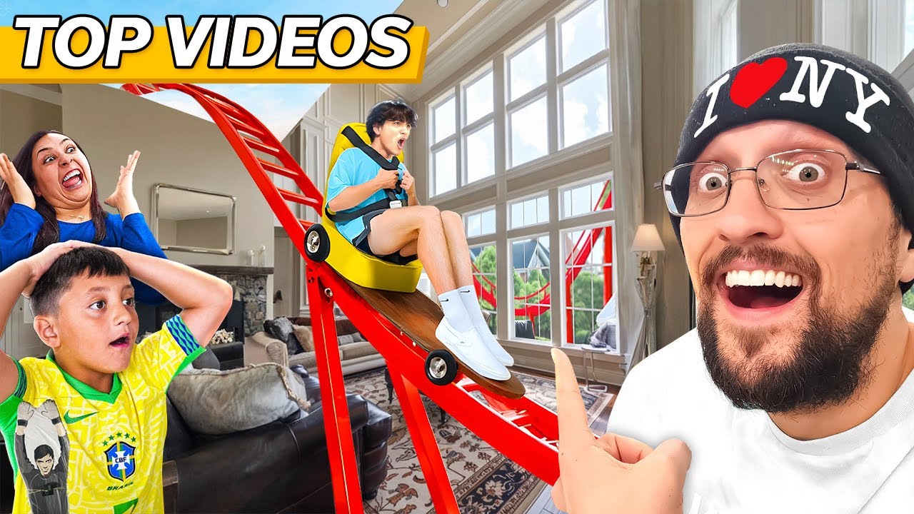We Turned the Living Room Into a ROLLER COASTER! | FV Family Top Videos ...