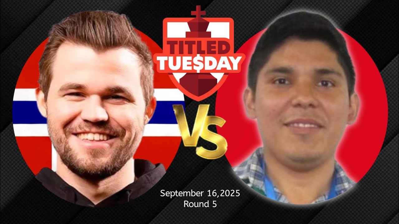 Magnus Carlsen vs Renato Terry | Titled Tuesday GrandPrix 2025 ...