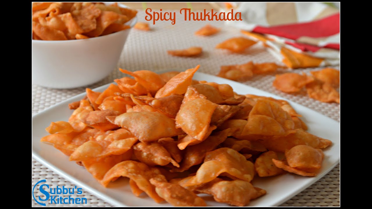 Spicy Thukkada | Diwali Snacks - YouTube