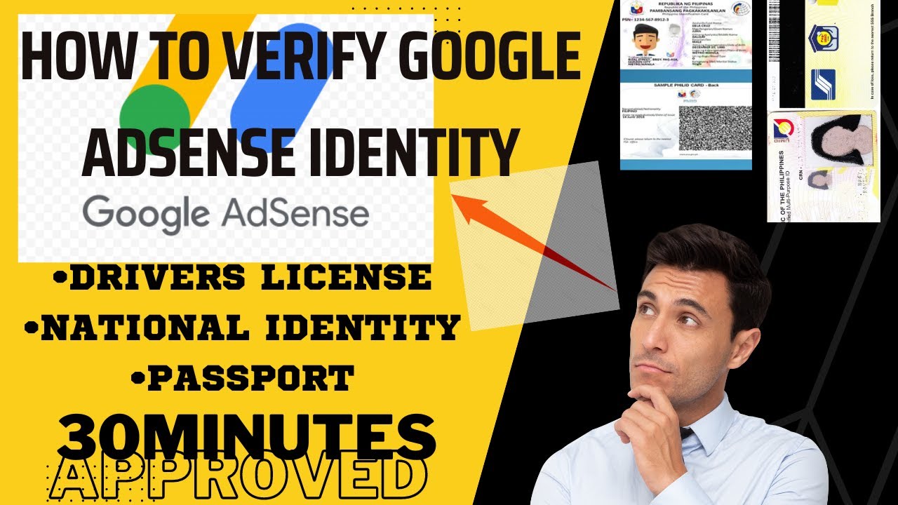 GOOGLE ADSENSE VERIFICATION IDENTITY SUCCESSFUL IN JUST 30MINUTES - YouTube