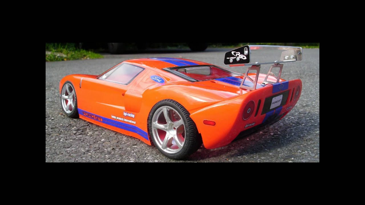 HPI FORD GT LICHT UMBAU NITRO RS4 - YouTube