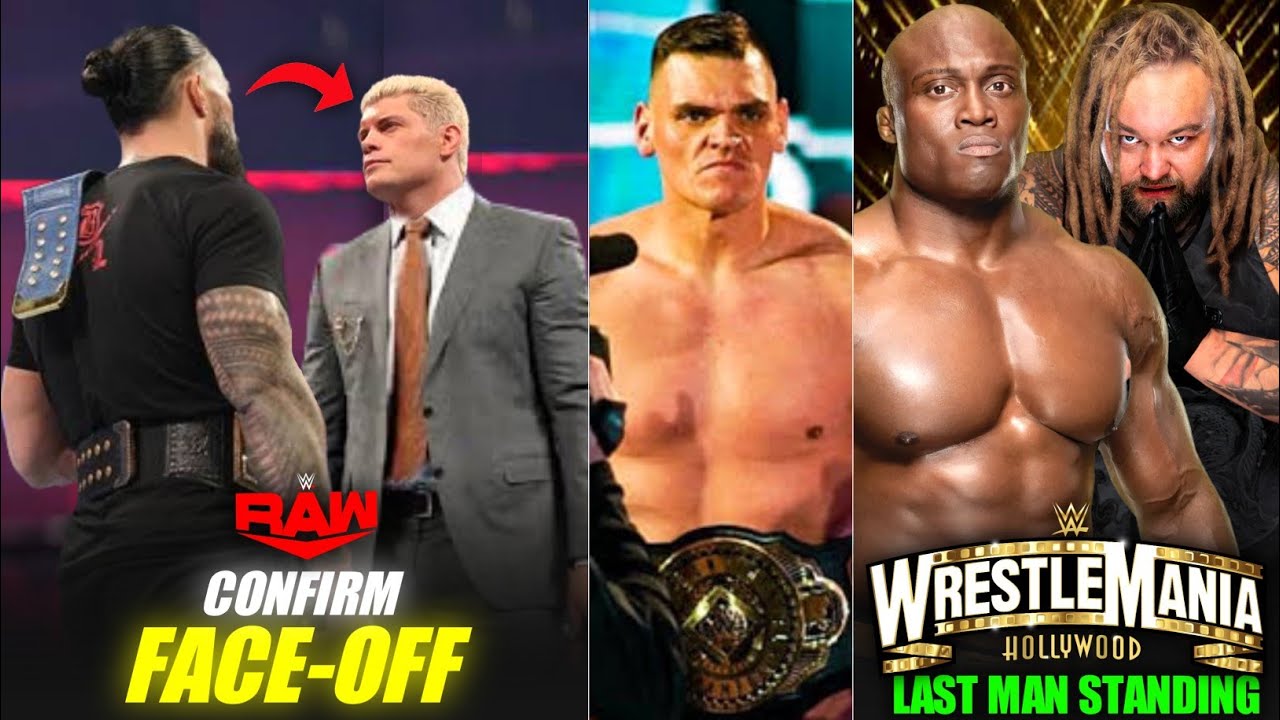 Roman/Cody FACE-OFF On Raw CONFIRMED | WrestleMania Last Man Standing ...