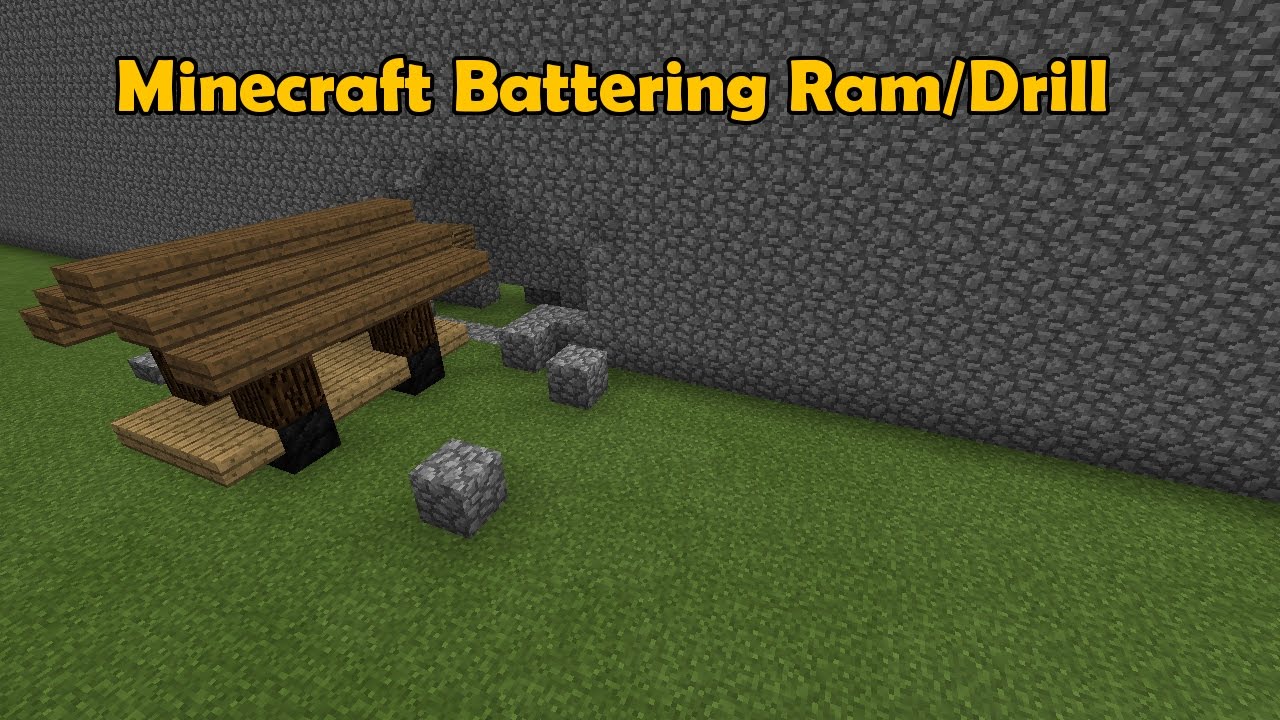 Battering Ram (Drilling Missile) | Minecraft Pocket Edition/Windows 10 Warfare - YouTube