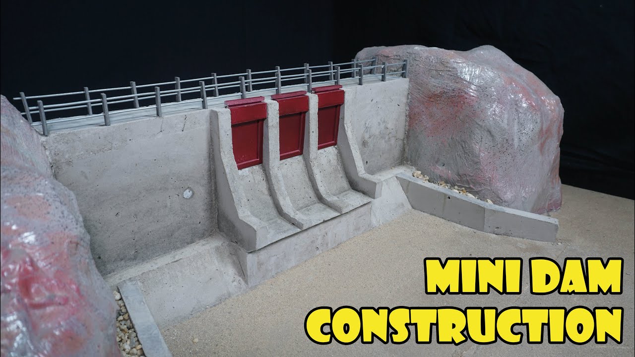 Mini Dam Construction | How To Build It ? Full Video - YouTube