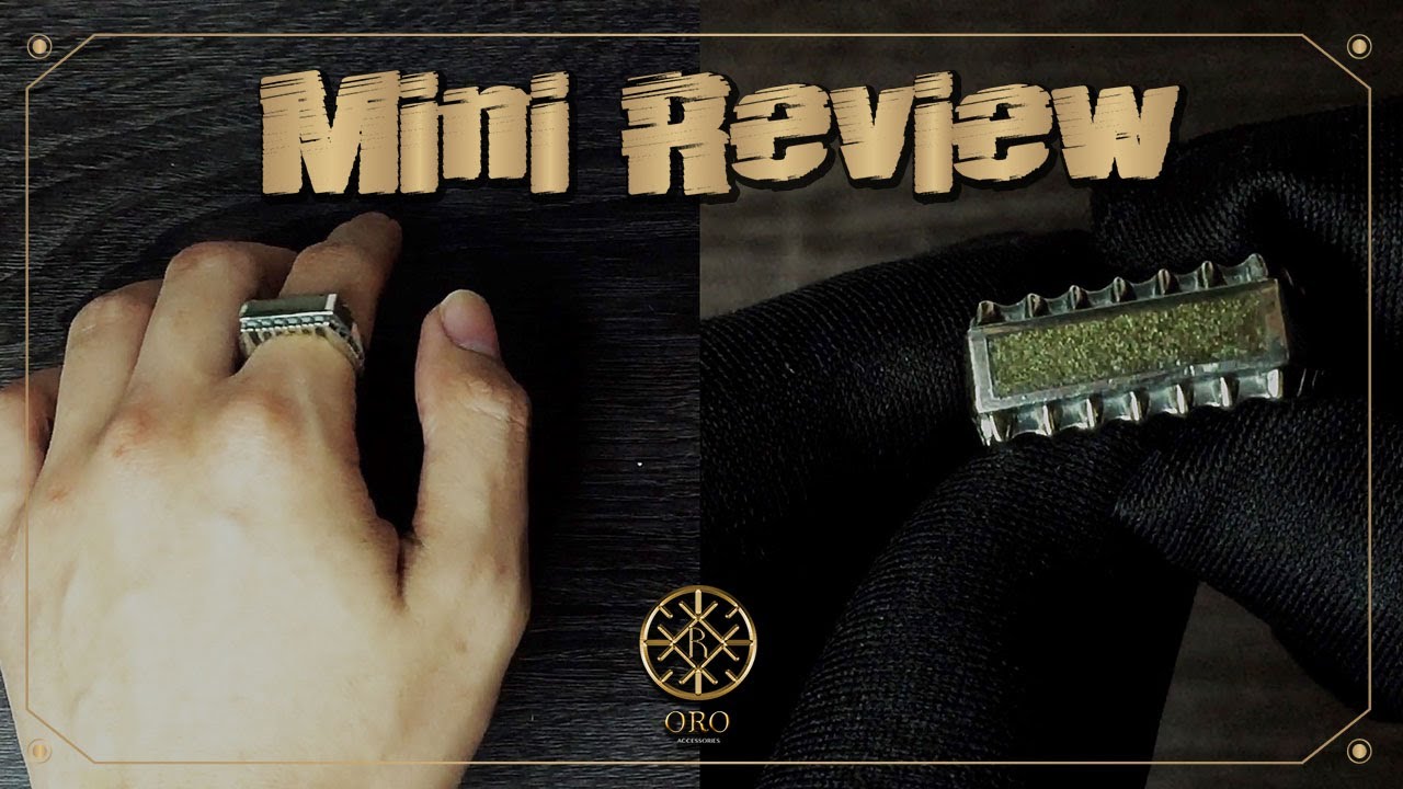 แหวนหินรุ่น Lycan Stone Ring : Obsidian - YouTube