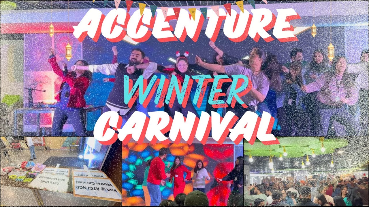 Accenture Christmas 🎅 Fest 🎄 | Winter ️ Carnival 🎪 | Mayank Bhatla ...