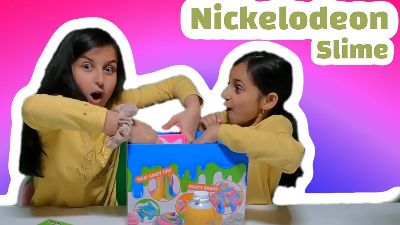 Nickelodeon Super Slime Kit | Slime Making Challenge | Sisters Fun ...