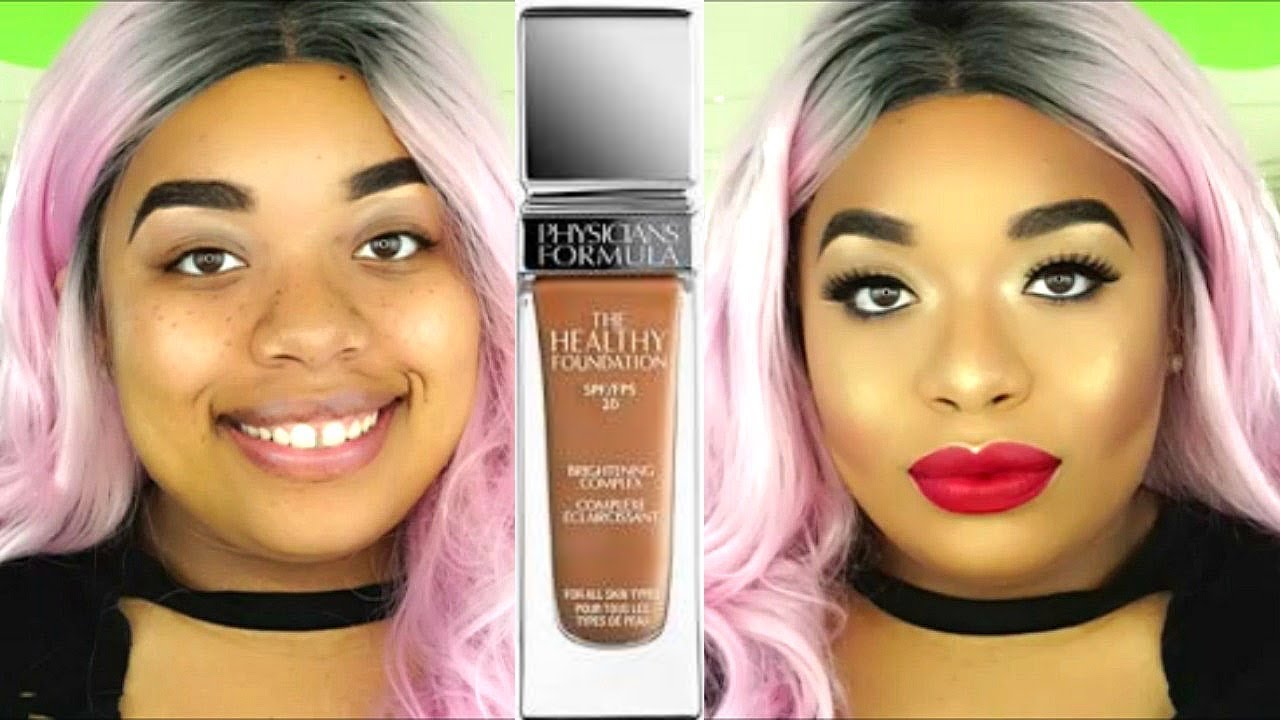 PHYSICIANS FORMULA HEALTHY FOUNDATION REVIEW - YouTube