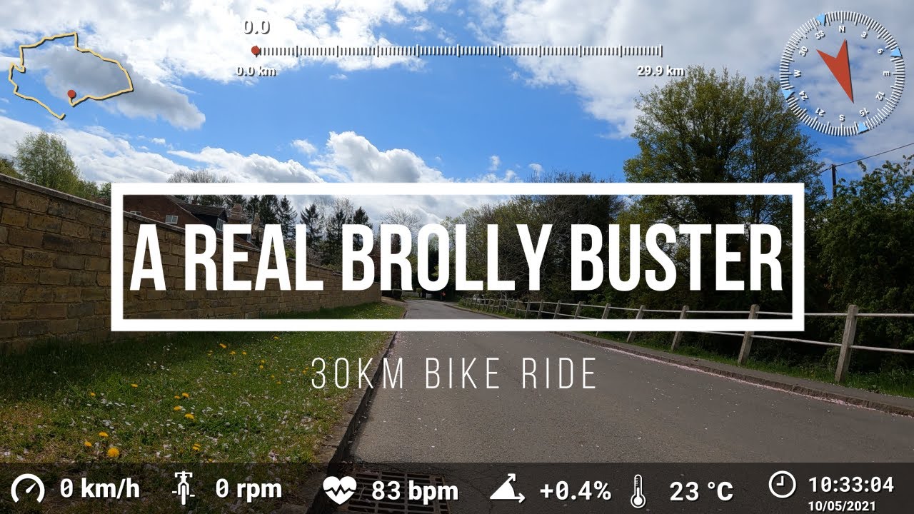 A Real Brolly Buster - Bike Ride- 10 05 2021 - 2K - YouTube