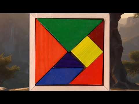 The legend of tangram #tangram #geometry - YouTube