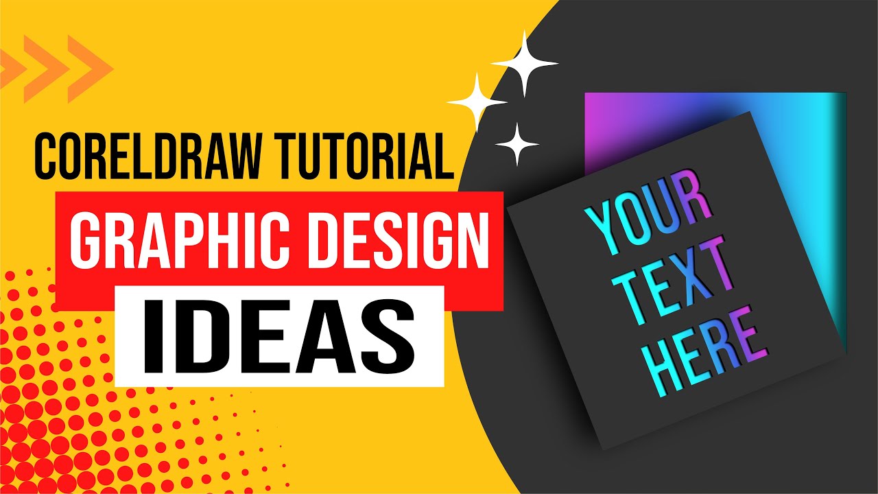 Create Social Media Typography AD Design in Coreldraw | Coreldraw Tips ...