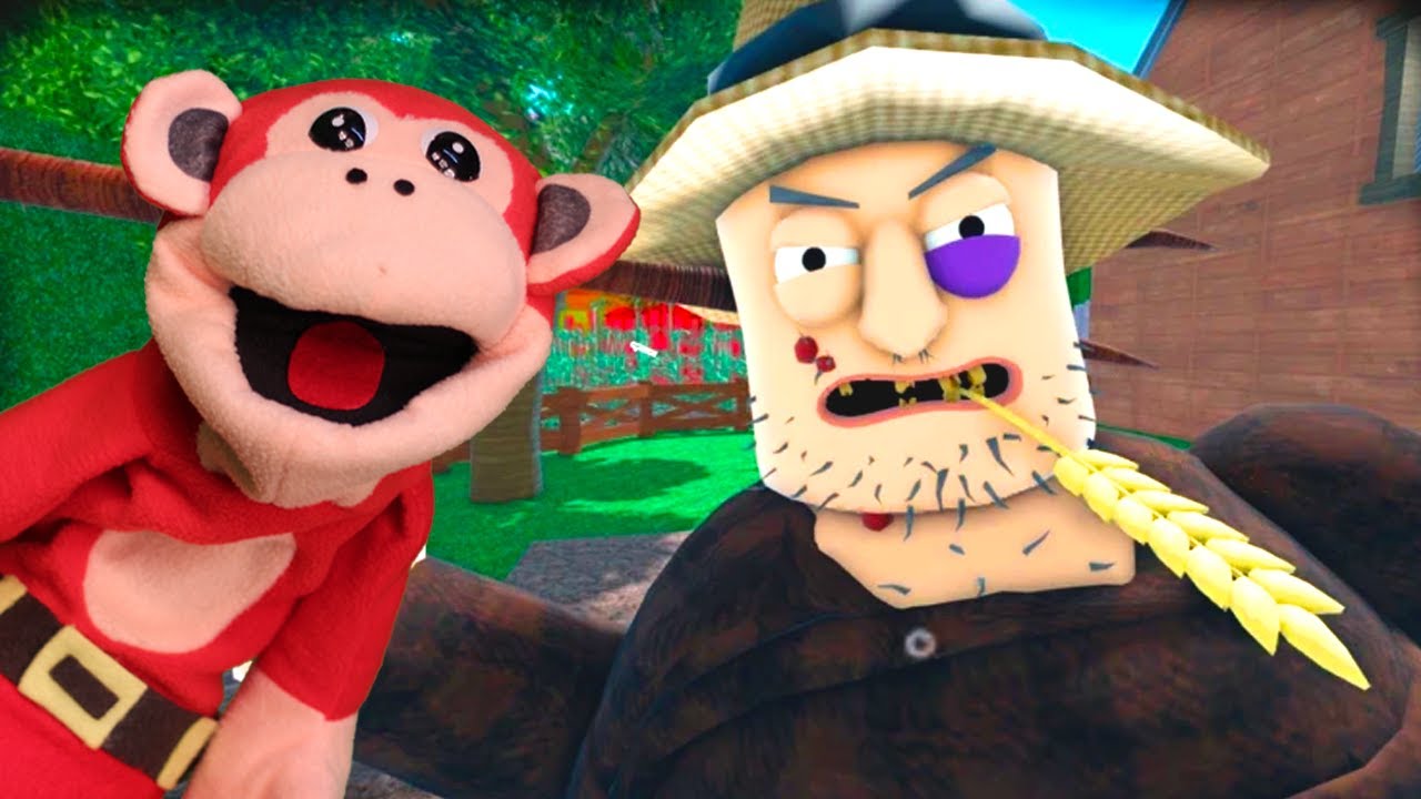 El Mono Juega: Escape del granjero Tim - Tim's Farm Roblox - YouTube