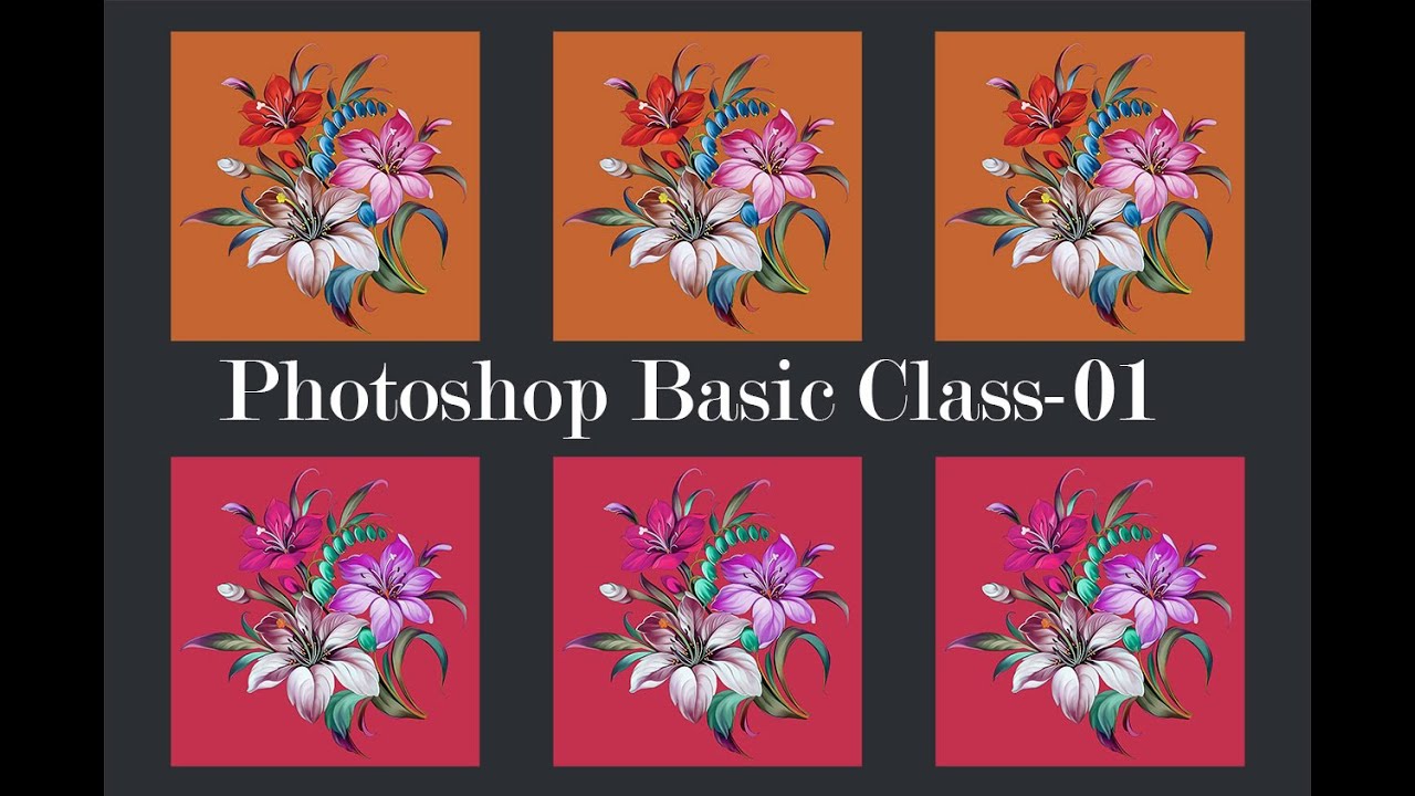 Digital Print Photoshop Basic Class-01 - YouTube