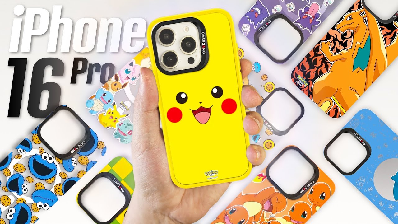 iPhone 16 Pro Pokémon CASES by Casebang / Switchable Designs! - YouTube