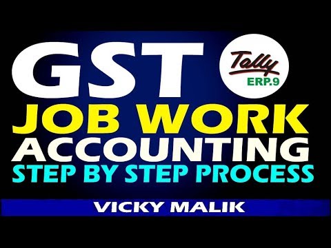 Job Work Accounting With GST in Tally ERP 9, Goods Manufacture ...