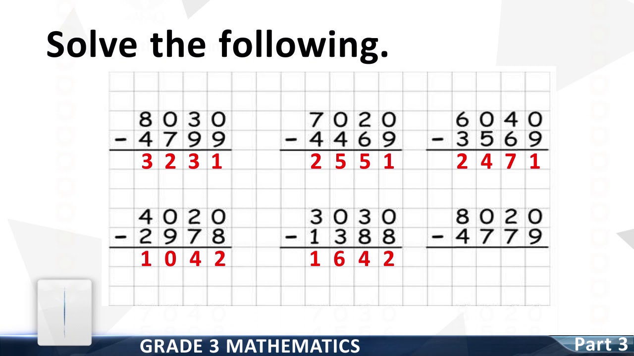 AFAQ Sun series Grade-3 Mathematics (Part 03) | Student’s Resource Pack | Teaching Videos. - YouTube