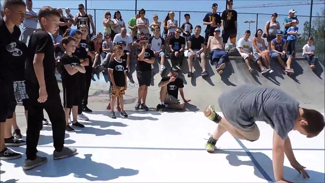 Break dance battle 55 Piława Górna - kids battle. 3.06.2017 - YouTube