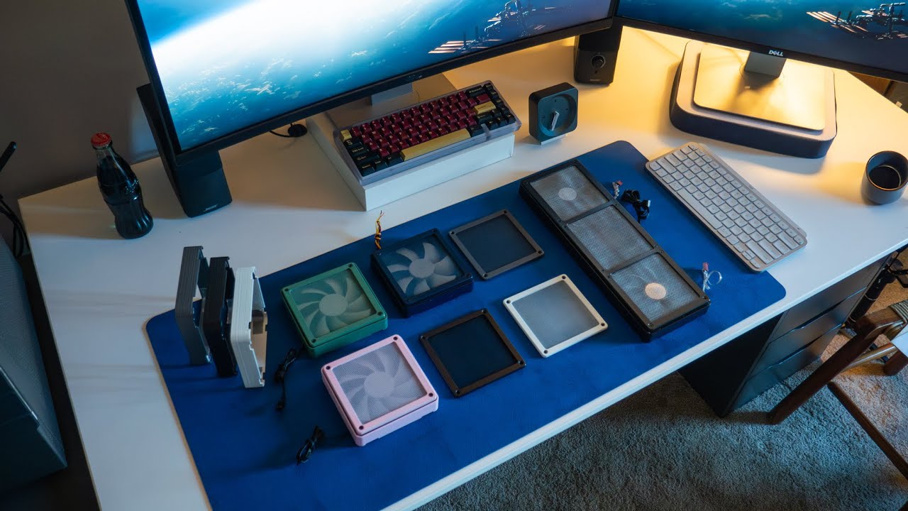 PC Fan Shroud/Filter | BTS | Design, Inspiration, & Manufacturing - YouTube
