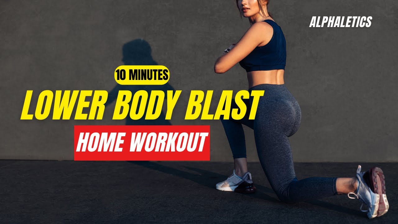 10 MIN LEAN LEGS - At Home Lower Body Workout with No Equipment, No ...