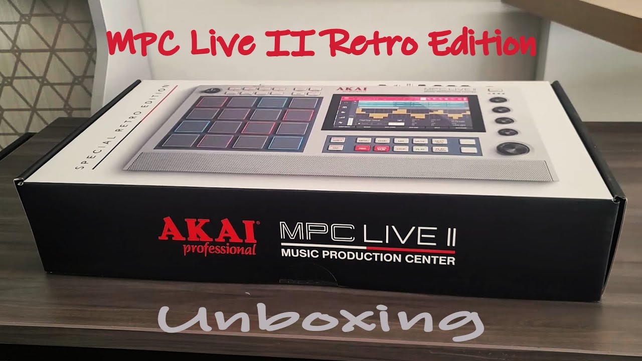 MPC Live II Retro Edition - Unboxing | Mid Tempo - 05.10.2023 - YouTube