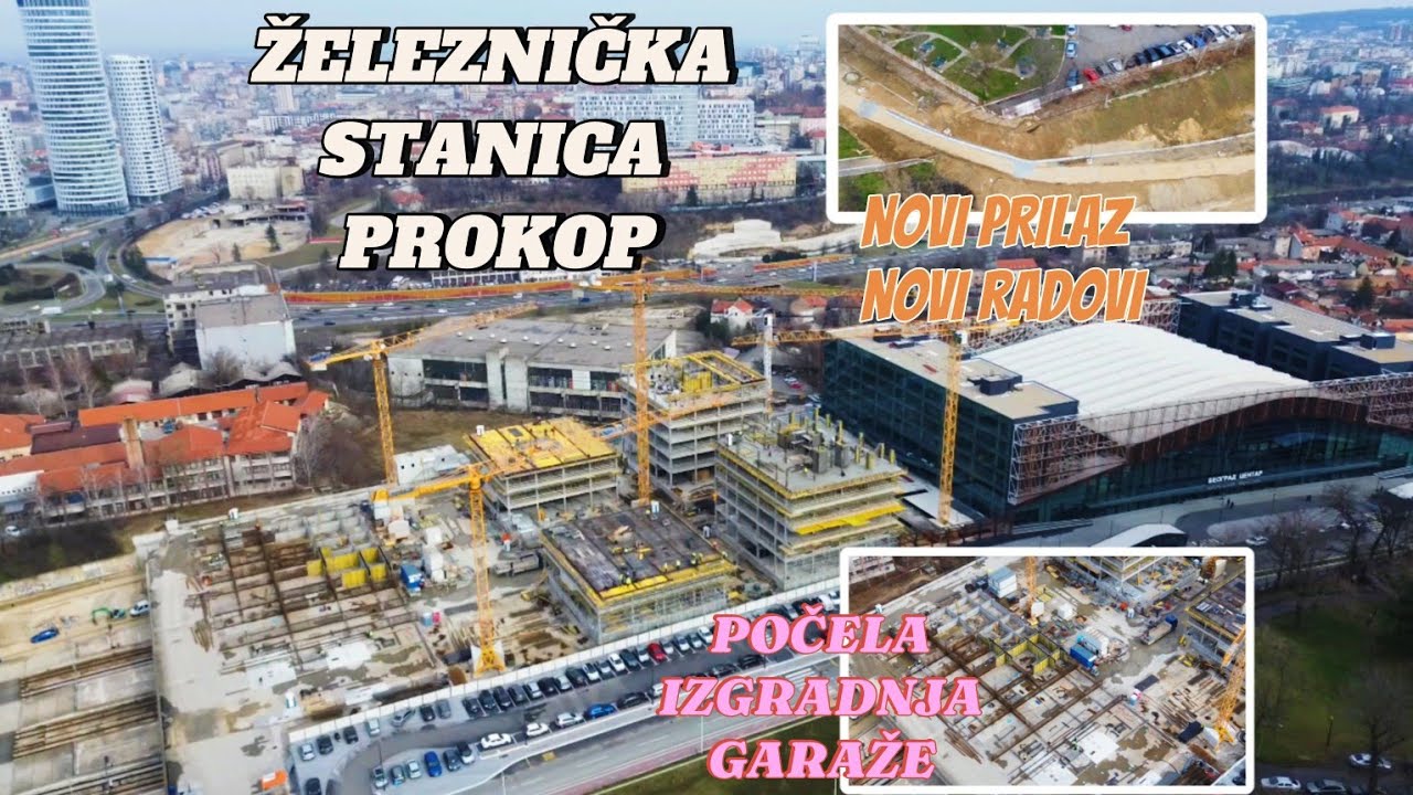 Železnička stanica Beograd "PROKOP"počela izgradnja garaže pored 4 ...