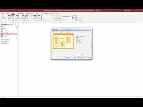 Microsoft Access: Table with Lookup Wizard - YouTube
